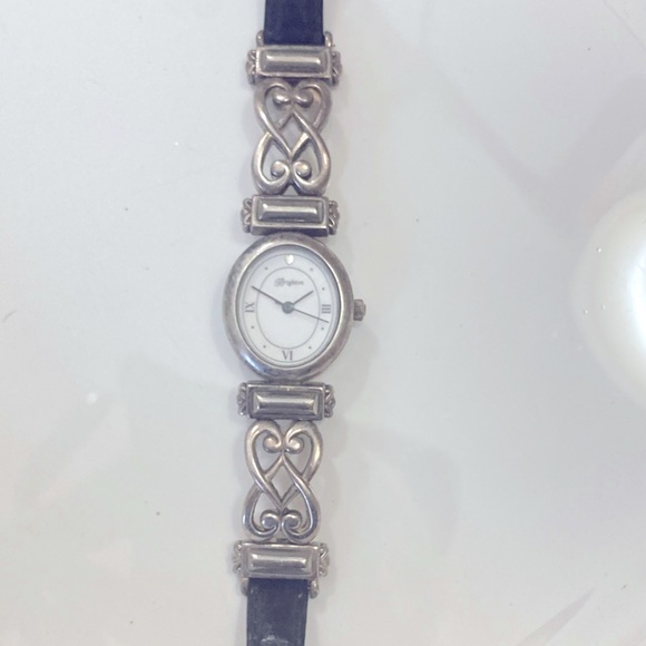 Brighton | Accessories | Brighton Watch Silver And Leather | Poshmark